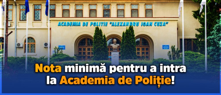 Care sunt mediile de intrare la Academia de Poliție?